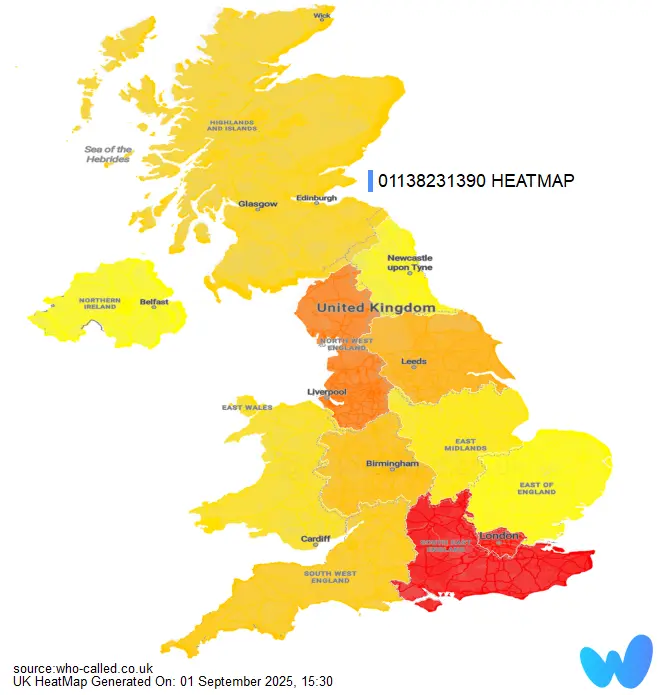 01138231390 Who Called Me? Leeds BT Landline