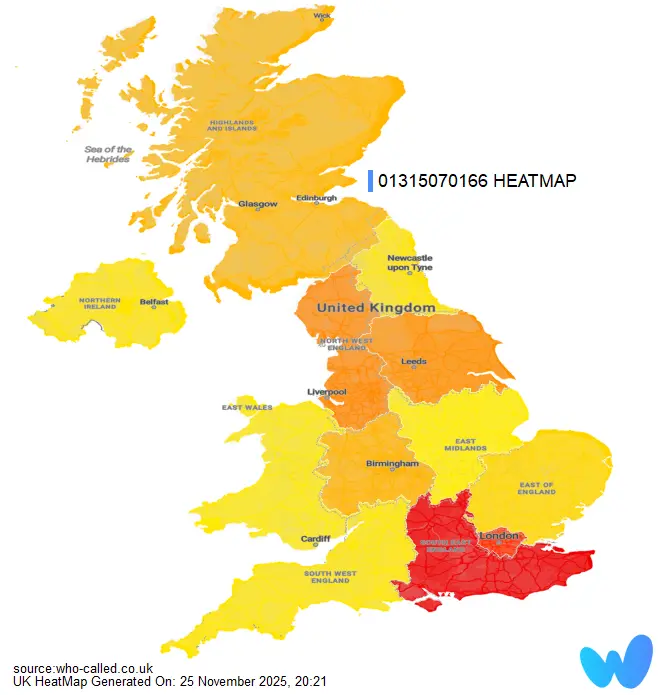 01315070166: Is this Ipsos MORI Calling? | Verified Info