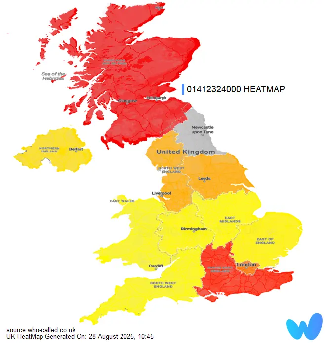 01412324000: Is this NHSGGC Calling? | Verified Info