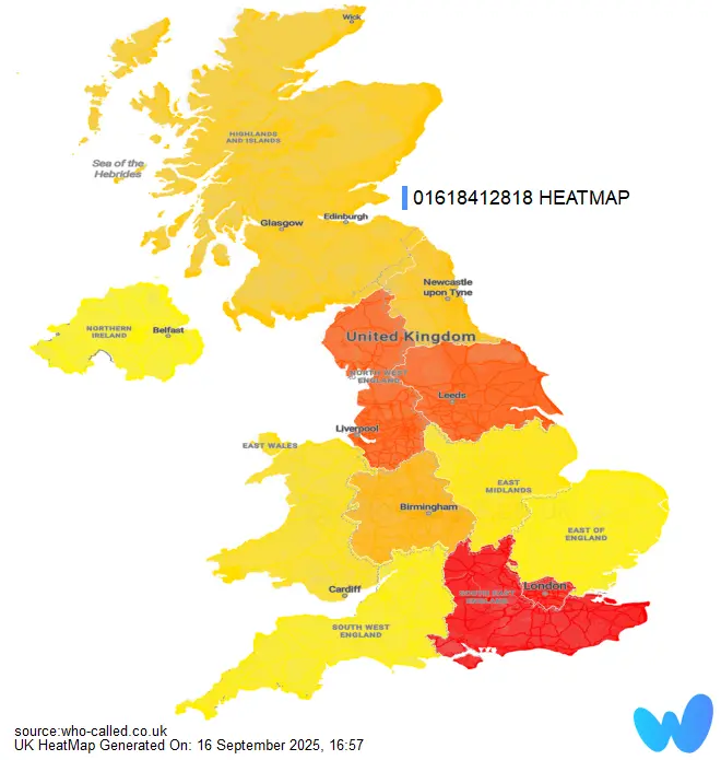 01618412818 Who Called Me? Gamma Telecom Holdings Limited