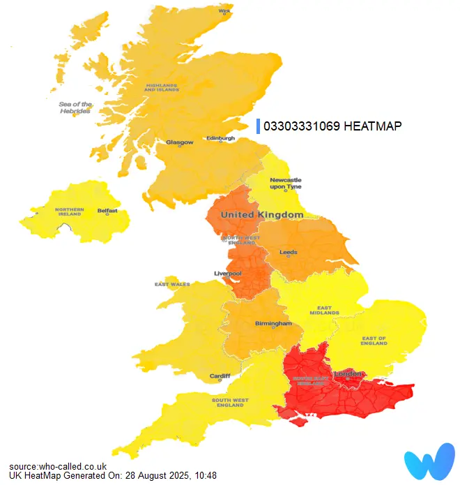 03303331069 Who Called Me? GCI Network Solutions Limited