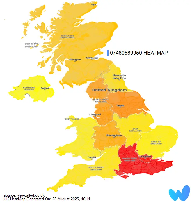 07480589950 Who Called Me? Hutchison 3G UK Ltd Mobile