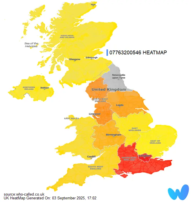 07763200546 Who Called Me? Telefonica UK Limited Mobile
